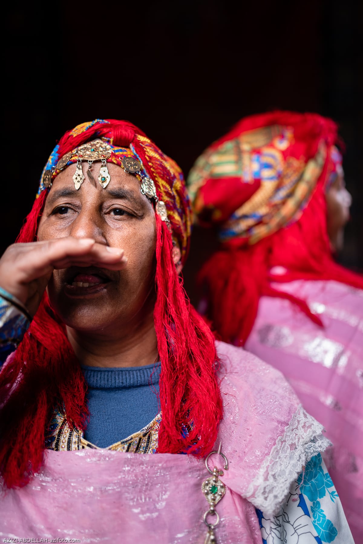 Portraits of Ahwach dancers by Abdellah Azizi